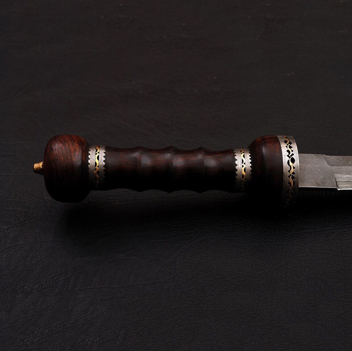 Hand Forged, Custom Damascus Steel Sword 30 Inches, Gladius Swords ...