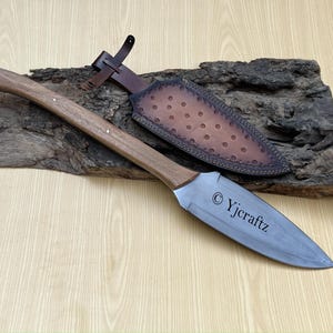 Hand Forged, Custom High Carbon Steel Spear 25 Inches, Hellboy II ...