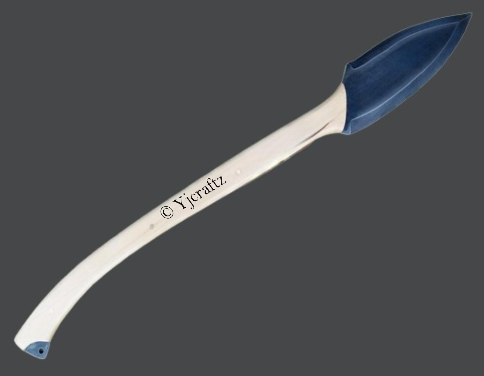 Hand Forged, Custom High Carbon Steel Spear 25 Inches, Hellboy II ...