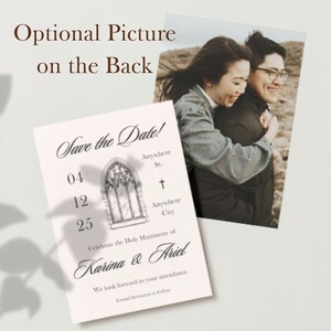 Elegant Save the Date Card L Printable Invite L Editable Canva Template ...