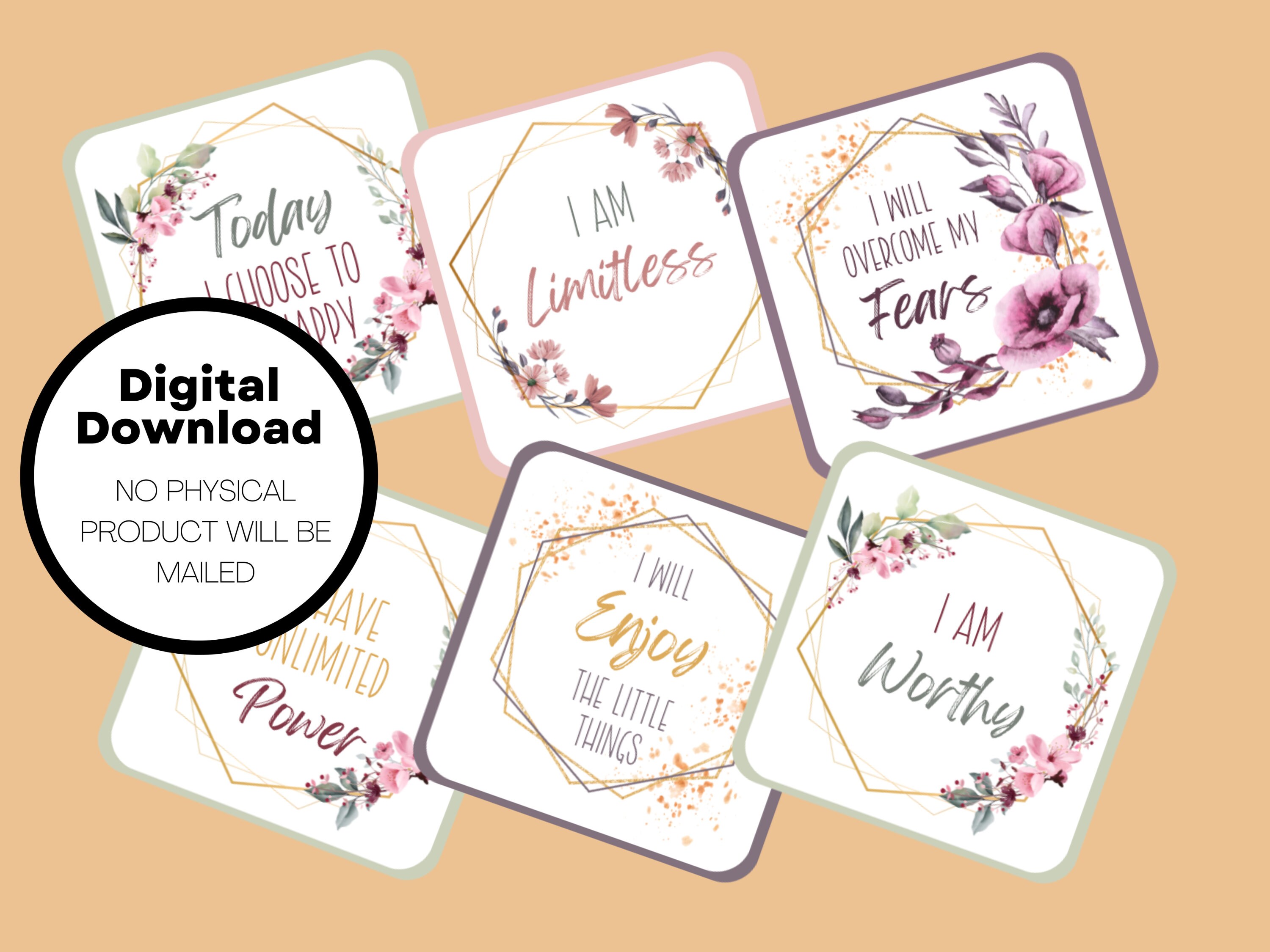 PRINTABLE Affirmation Cards | Printable Affirmations | Positive ...