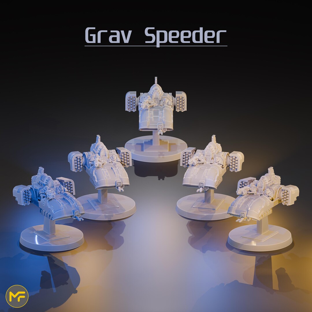 Grav Speeder - 6-8mm Sci-fi Tabletop Wargaming Miniature - Etsy