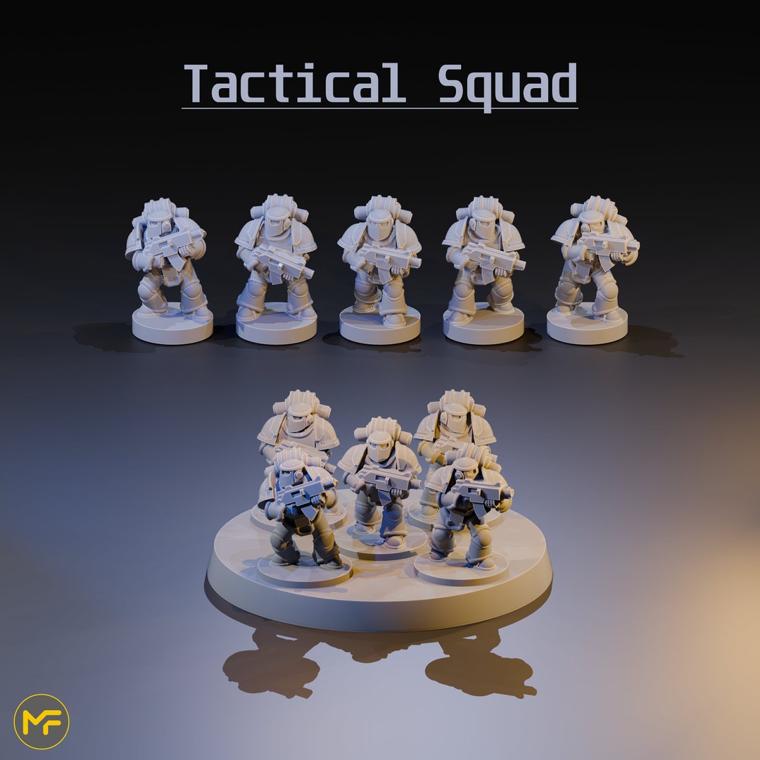 Tactical Squad Epic Heresy 8mm Sci-fi Tabletop Wargaming Miniature - Etsy
