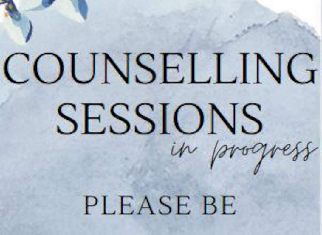 Counselling Session in Progress Sign - Etsy