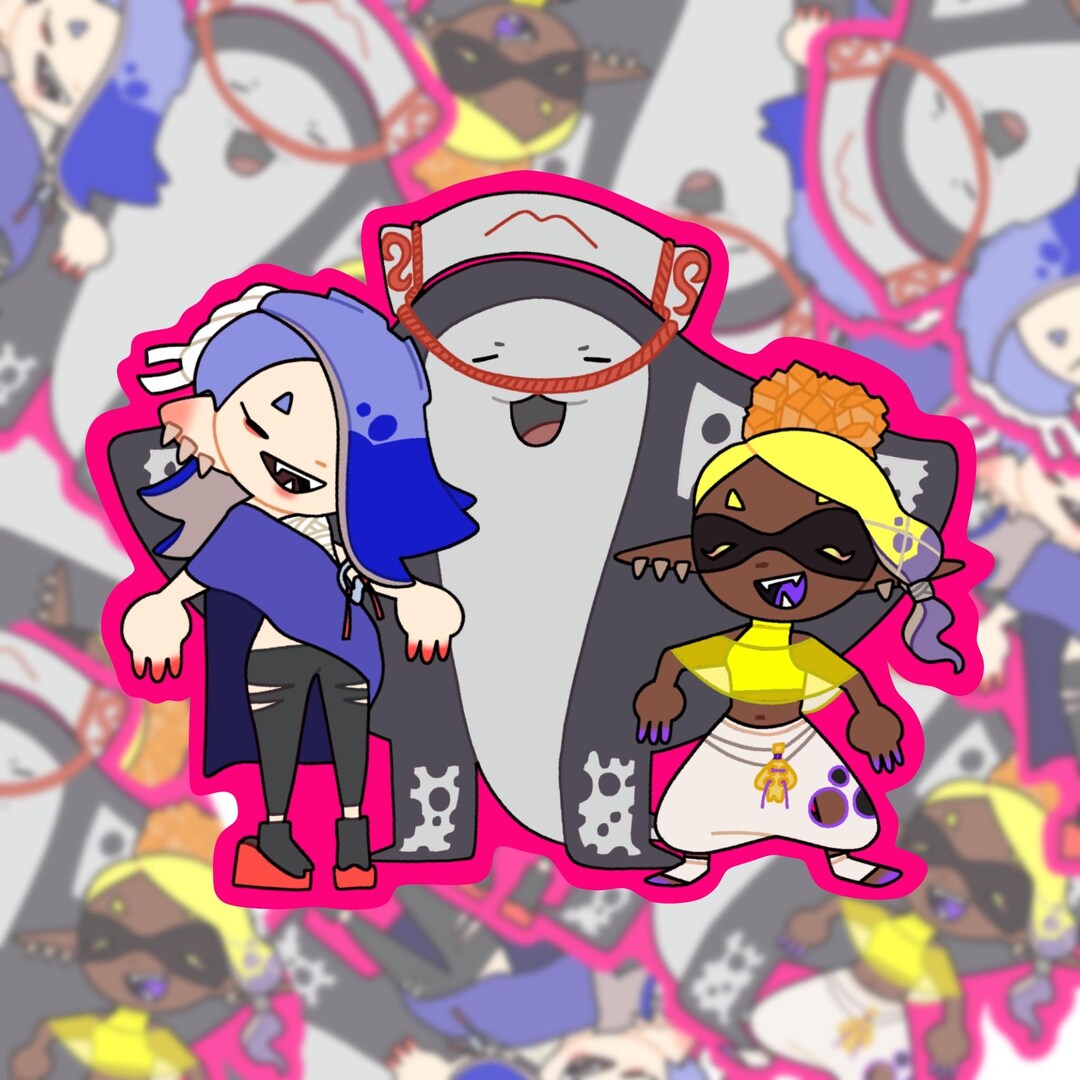 Splatoon 3 Deep Cut Vinyl Sticker - Etsy