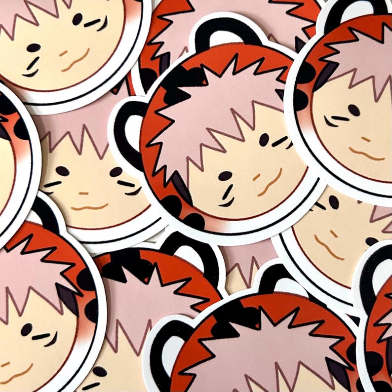 Yuji Itadori Tiger Jujutsu Kaisen Vinyl Sticker - Etsy