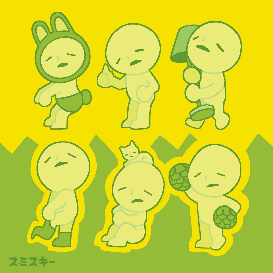 Smiski Sticker Blind Bag - Etsy