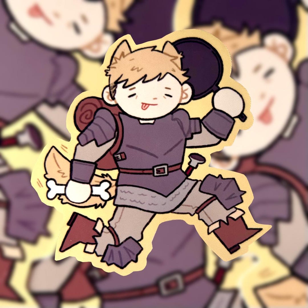 Dogboy Laios Dunmeshi Vinyl Sticker - Etsy