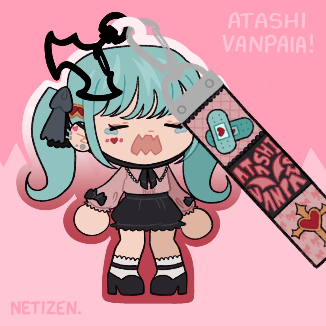 PREORDER Vampire Miku Lanyard Keychain 3.5 Acrylic - Etsy