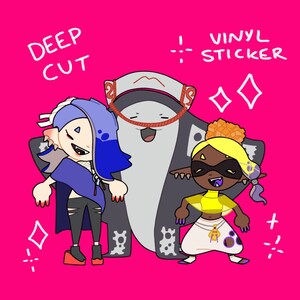 Splatoon 3 Deep Cut Vinyl Sticker - Etsy