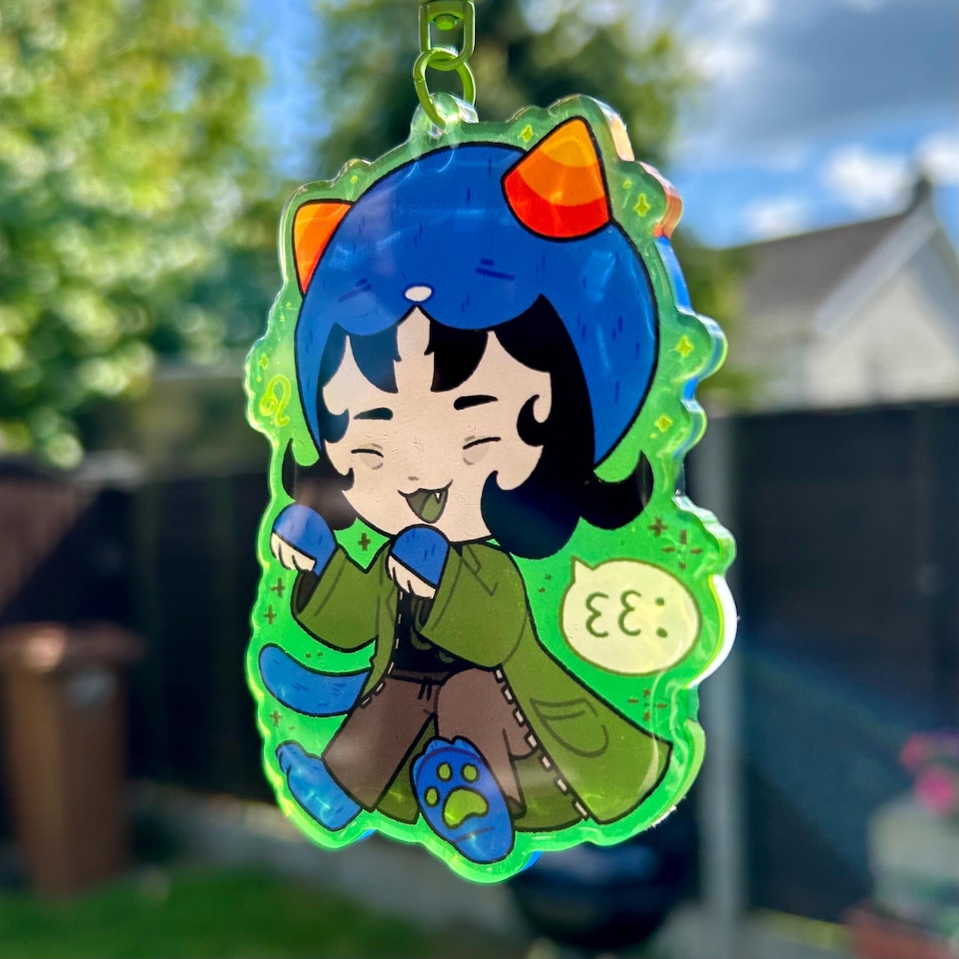 Nepeta Homestuck 3”5 Acrylic Epoxy Keychain - Etsy