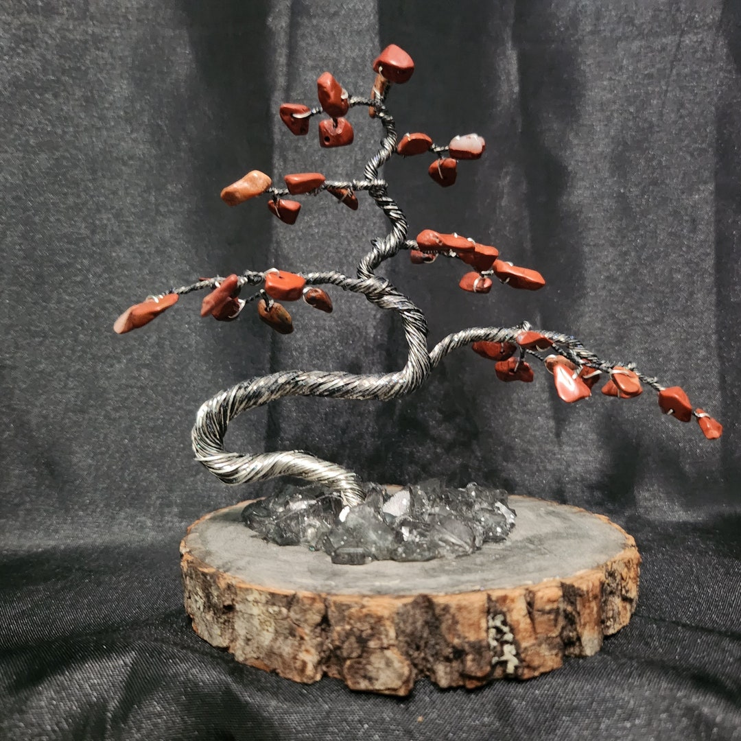 Wire Trees, Brad Trees, Metal Trees, Chipstone Beads Trees - Etsy