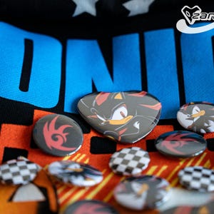 Shadow the Hedgehog Pin Button, Sonic Pin Button Set - Etsy