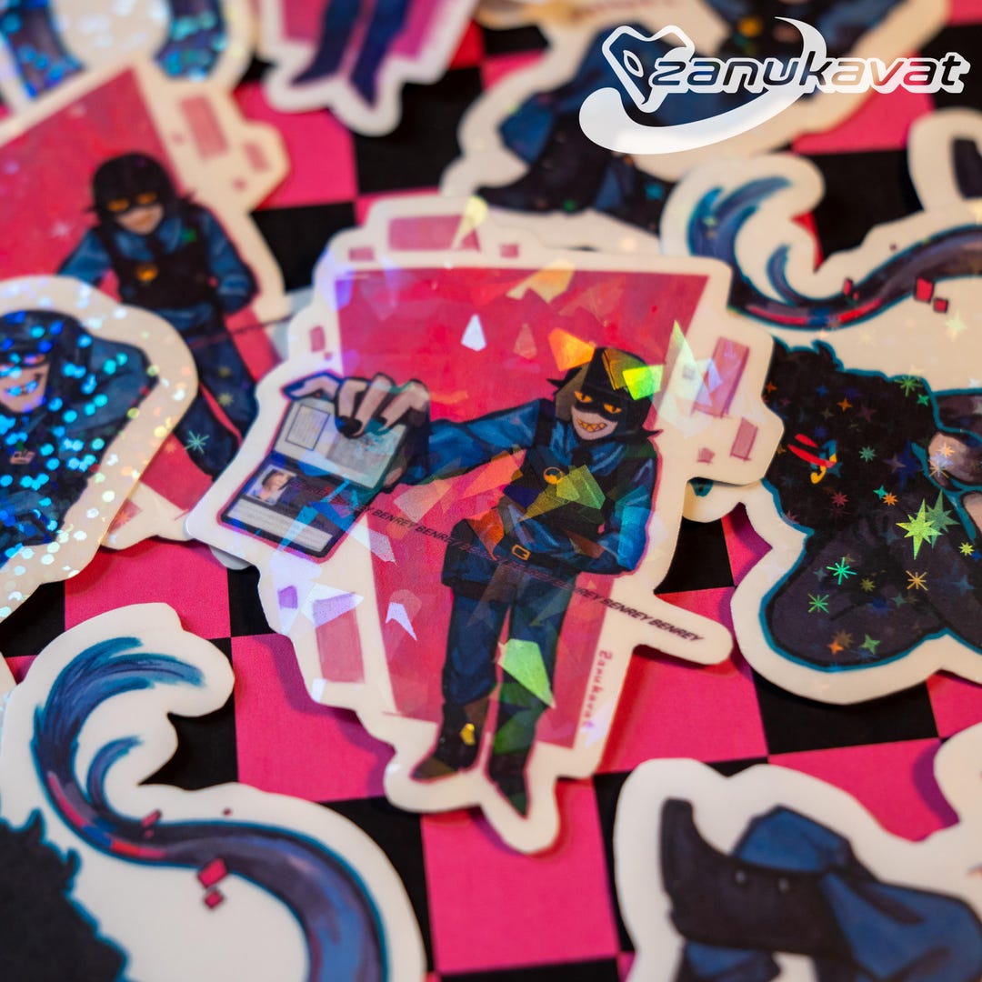 Benrey HLVRAI Holographic Stickers, 2 to 2.5 " Holo Rainbow Iridescent ...