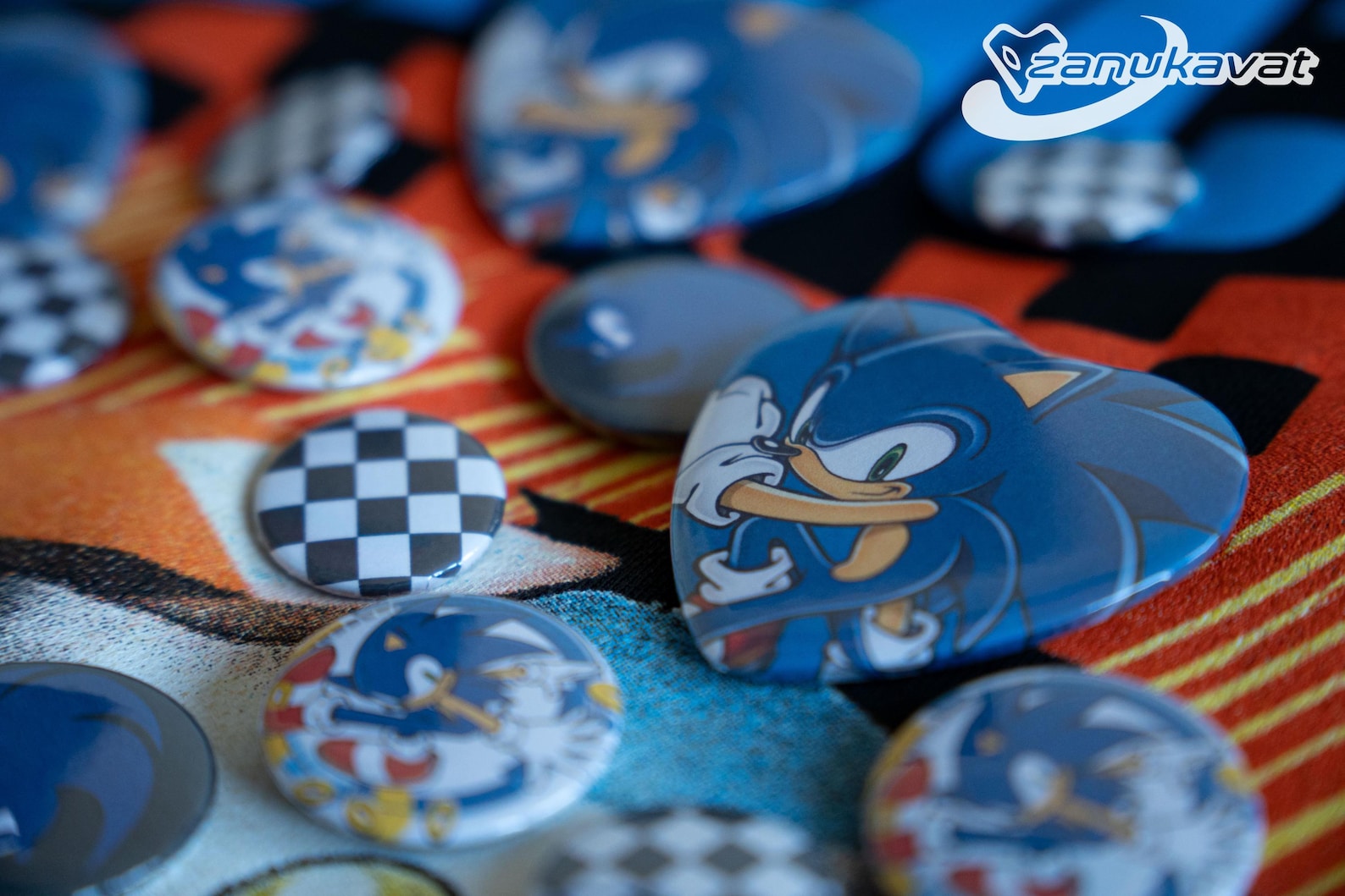 Sonic the Hedgehog Pin Button, Sonic Pin Button Set - Etsy