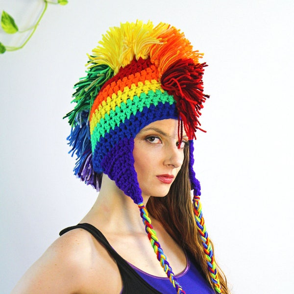 Rainbow Hat - Etsy Australia