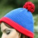 Stan Marsh Hat Blue and Red Pom Pom Handmade Knit Cap Costume - Etsy