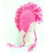 Girl's Pink Mohawk Ear Flap Hat - Etsy
