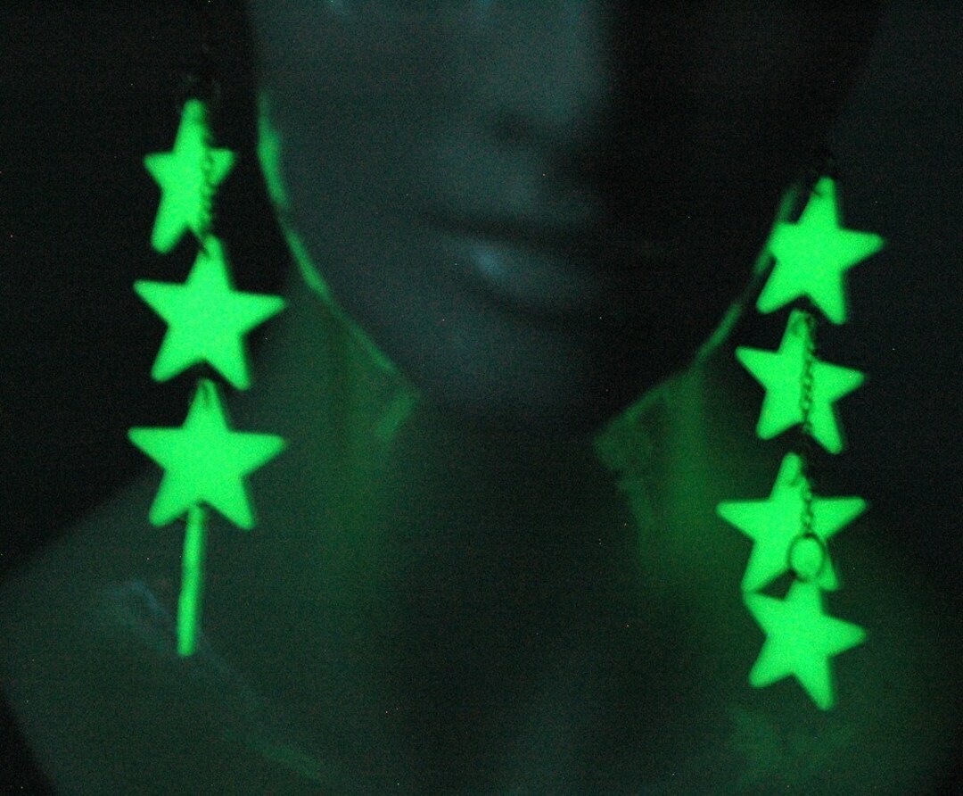 Glowing Earrings Star Celestial Constellation Dangle Outer Space Cosmic ...