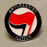 Iron Front ANTI FASCIST Enamel Pin | Hard Enamel Leftist Class War ...