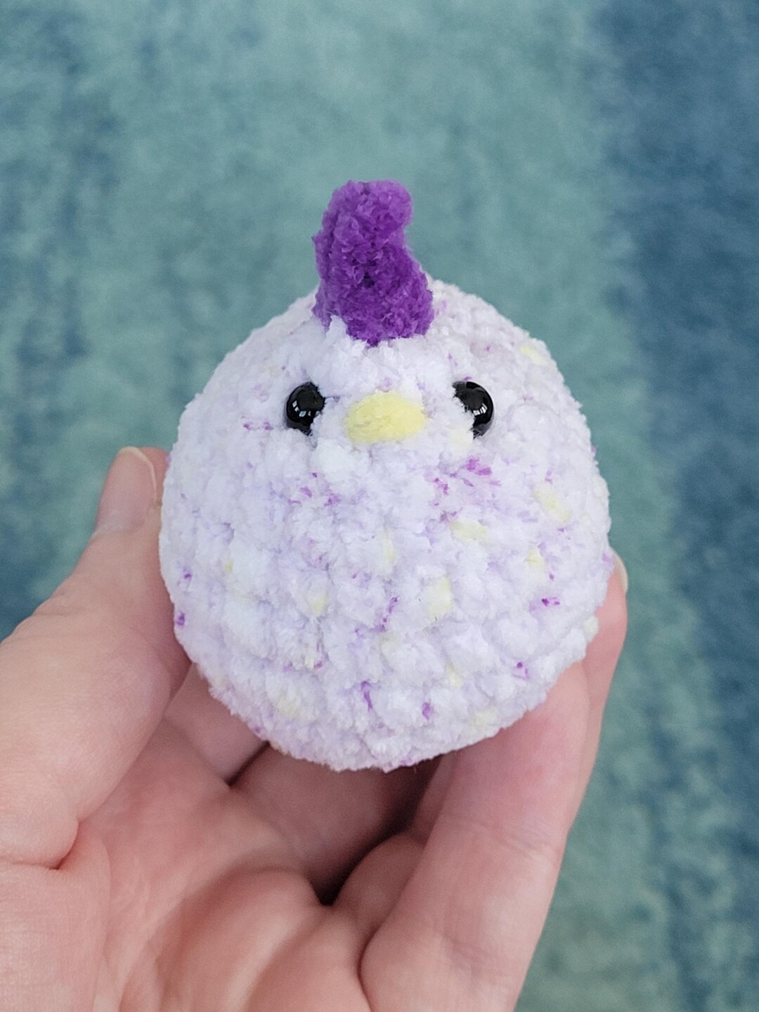 Adorable Crochet Purple Chicken Amigurumi - Etsy
