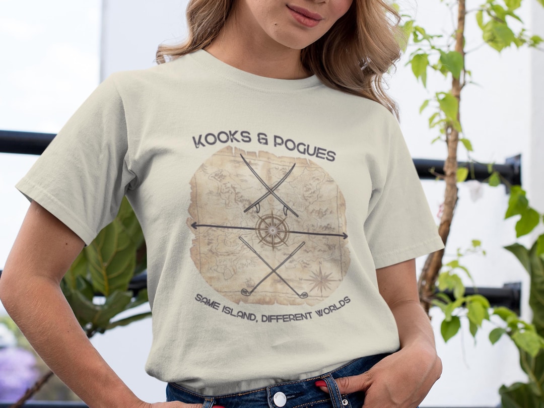 Kooks & Pogues Same Island Different Worlds T-shirt | Jersey Short ...