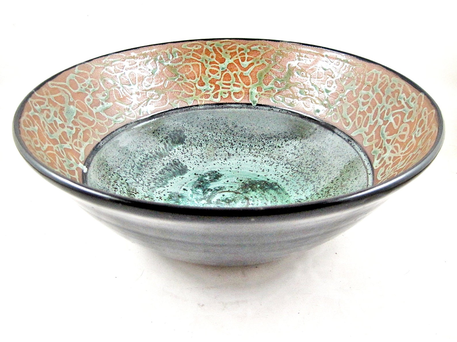 Pottery Serving Bowl Modern Pottery Home Decor 9th | Etsy