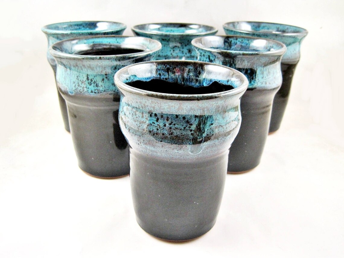 Pottery Beer Pint English pint Craft Beer mug in black and | Etsy