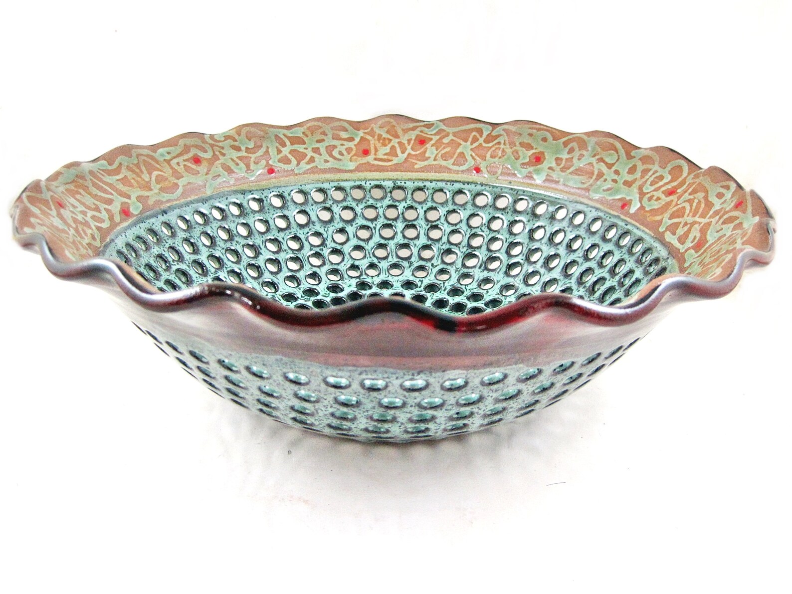 Pottery Fruit Bowl Modern Home Decor in Stock 415 FB A - Etsy