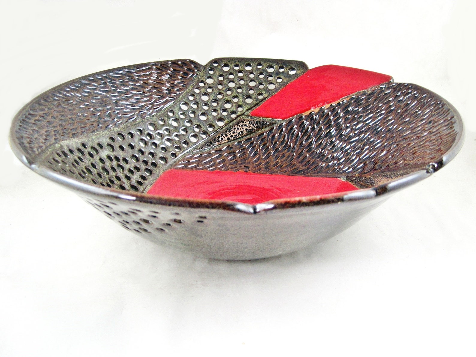 Pottery fruit bowl Modern ceramics fruit bowl lace bowl in | Etsy