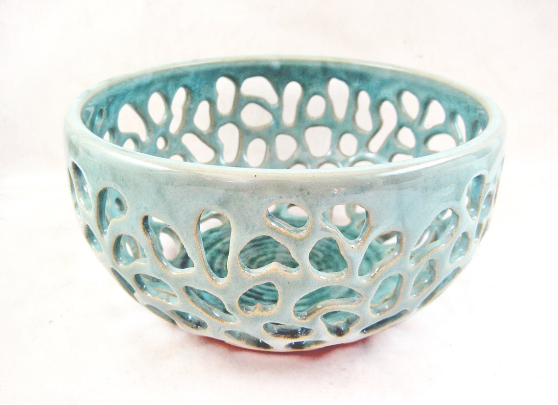 Modern Ceramic Home Decor Pottery Fruit Bowl in Stock - Etsy