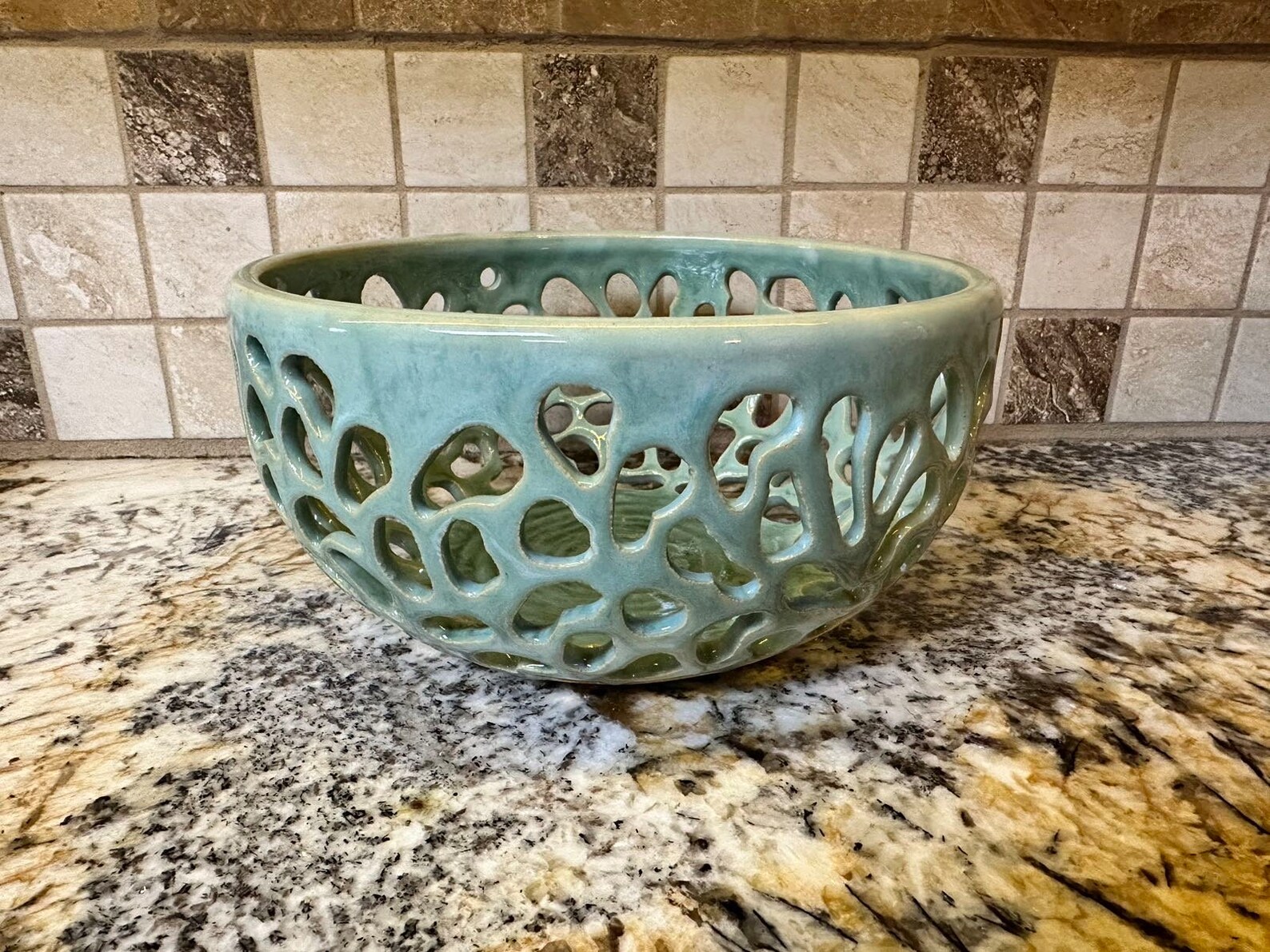 Modern Ceramic Home Decor Pottery Fruit Bowl in Stock - Etsy