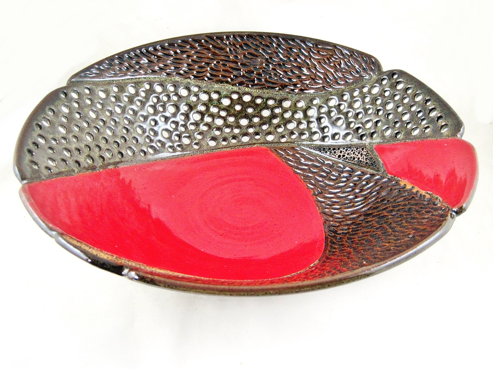 Pottery fruit bowl Modern ceramics fruit bowl lace bowl in | Etsy