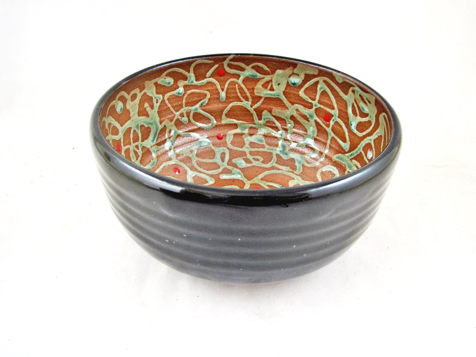 Handmade pottery bowl set set of 2 pottery serving bowls | Etsy