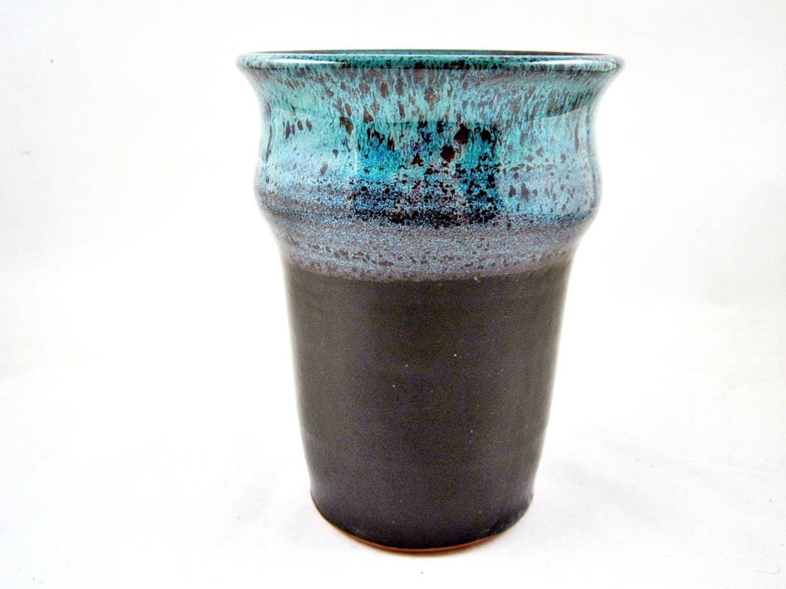 Pottery Beer Pint English pint Craft Beer mug in black and | Etsy