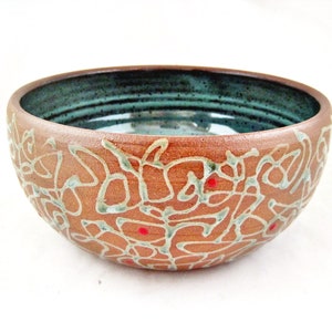 Handmade Pottery Bowl Set, Set of 2 Pottery Serving Bowls, Artisan ...