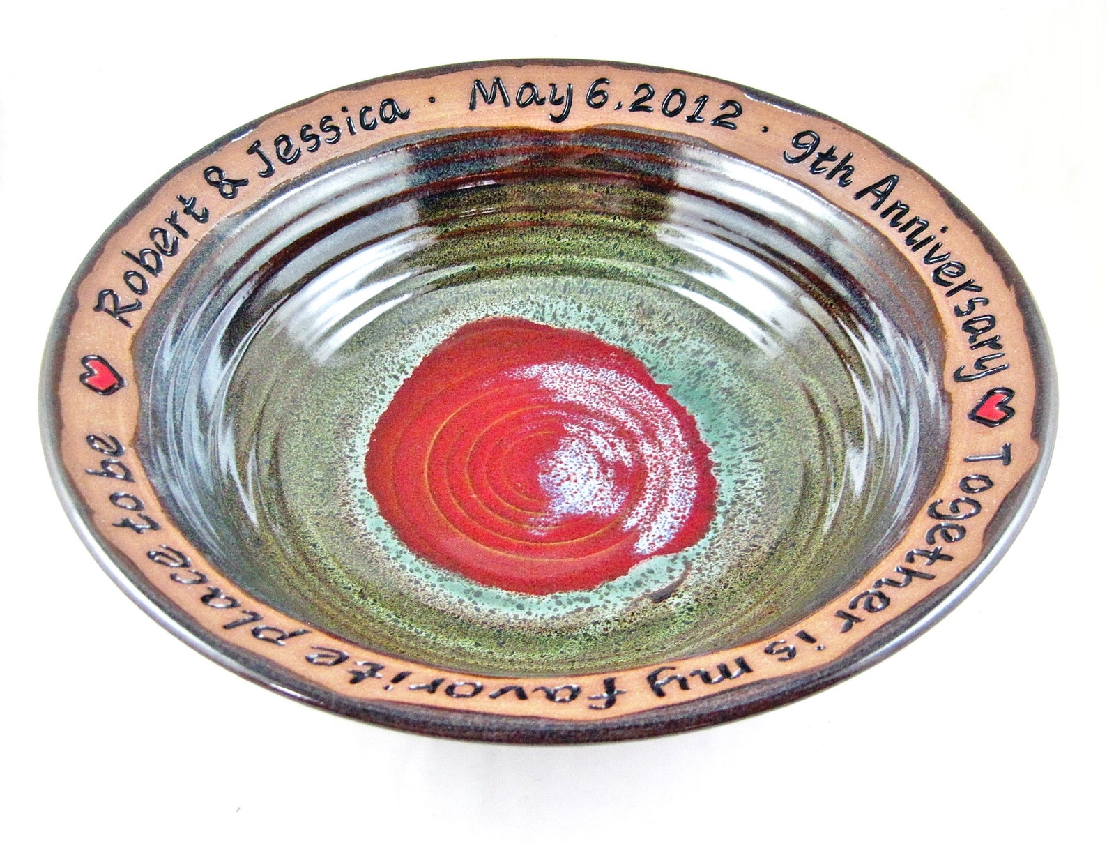 Personalized Wedding Bowl Ceramic Wedding Gift for the New - Etsy