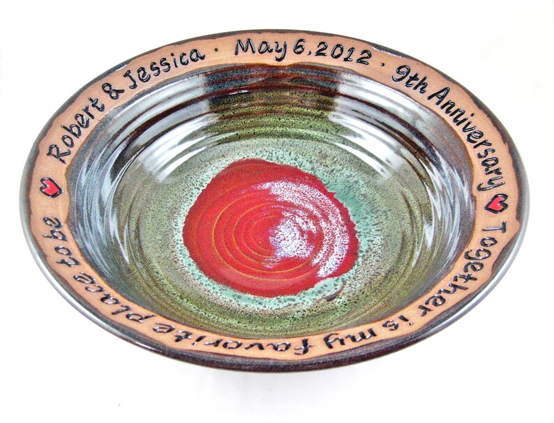 Personalized Wedding Bowl Ceramic Wedding Gift for the New - Etsy