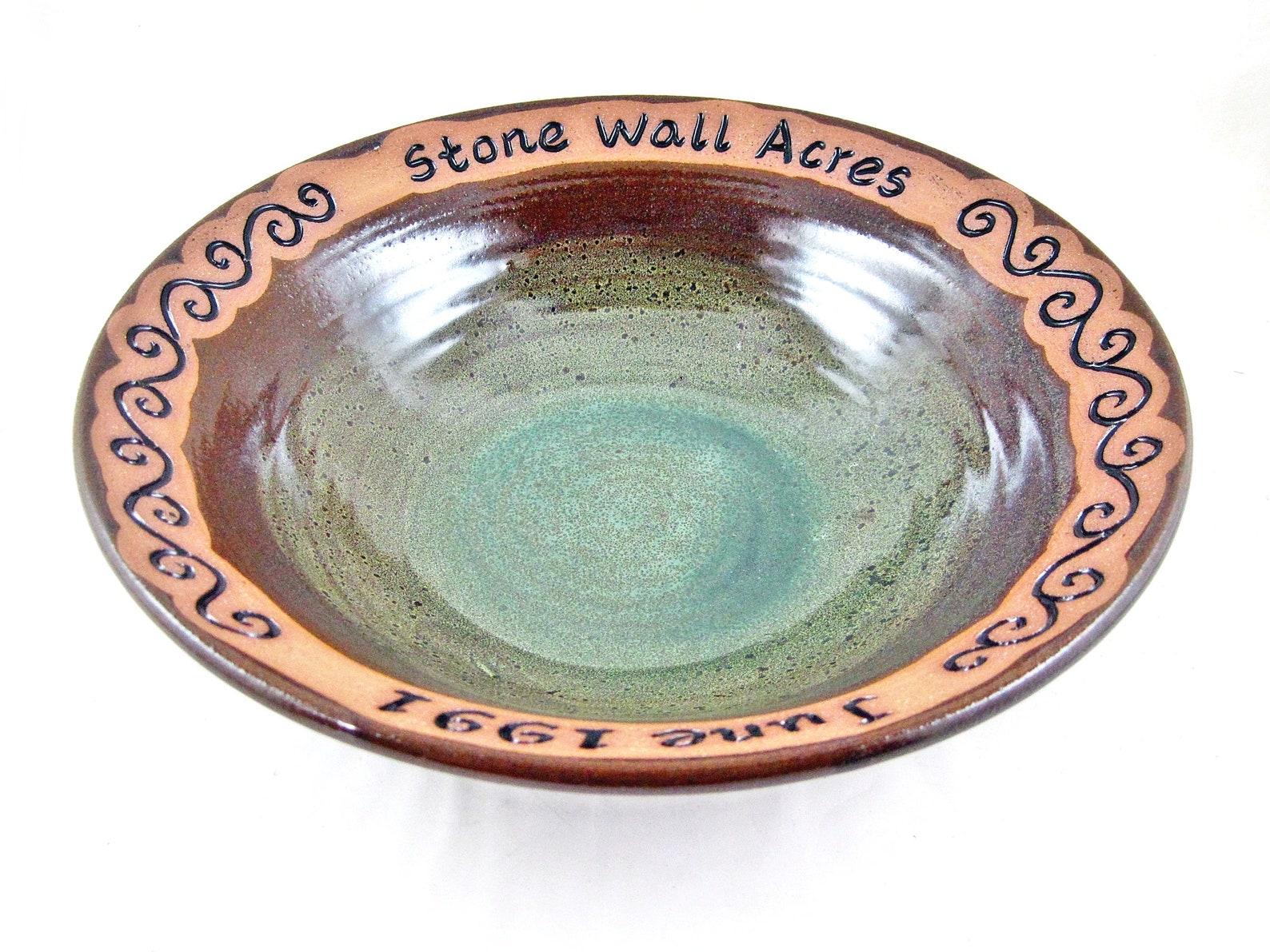 Custom Wedding Bowl Personalized Wedding Gift Engraved Pottery - Etsy