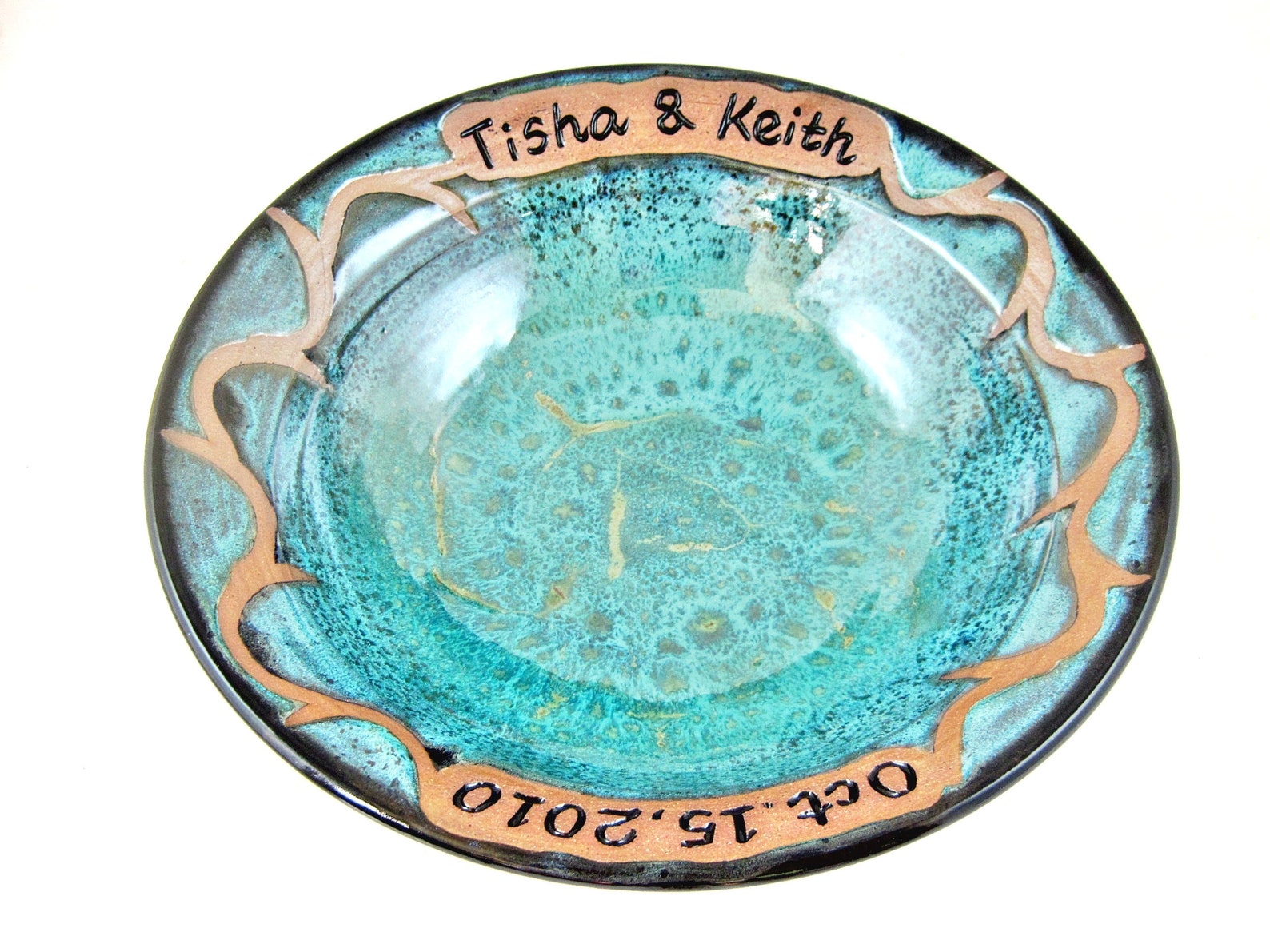 Custom Wedding Bowl Personalized Wedding Gift Engraved Pottery - Etsy