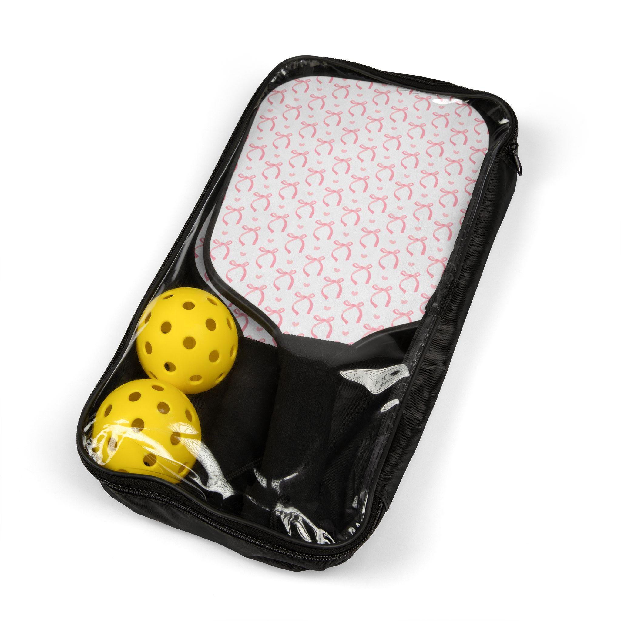 Pickleball Kit, Aesthetic Pickleball Paddles, Pink Bow Pickleball ...
