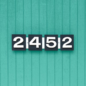 Eichler Address Numbers, the Original Genuine Reproduction - Etsy