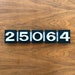Eichler Address Numbers, the Original Genuine Reproduction - Etsy