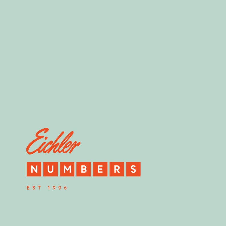 Eichler Address Numbers, the Original Genuine Reproduction - Etsy
