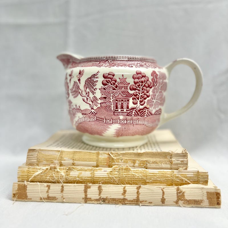 Red Transferware - Etsy
