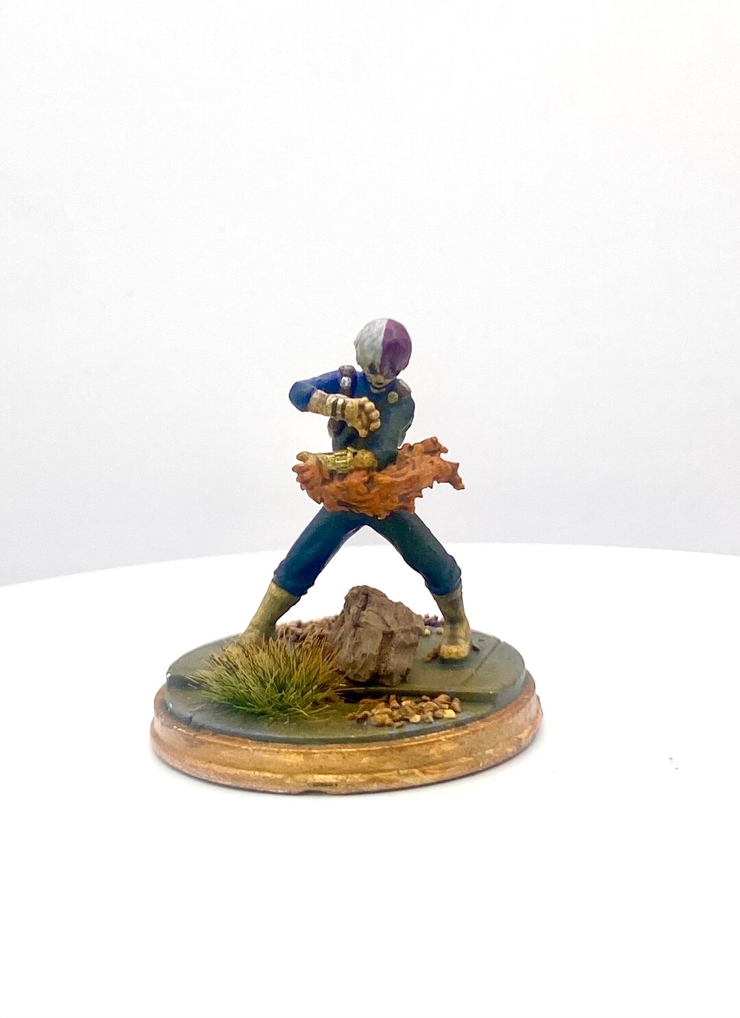Hand-painted Shoto Todoroki 3D Printed Miniature - Etsy