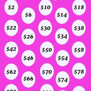 5K in 50 Days: Crush Your Savings Goals! Vacation Fund Tracker ...