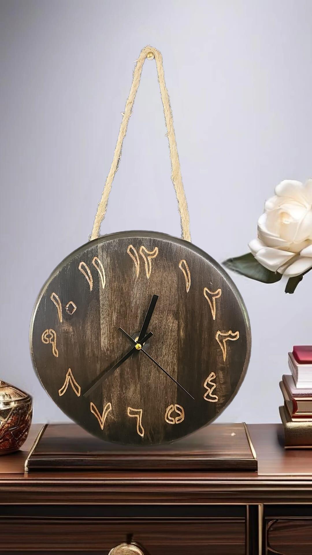 Custom Arabic Wooden Clocks, Custom Image, Custom Clock Face - Etsy