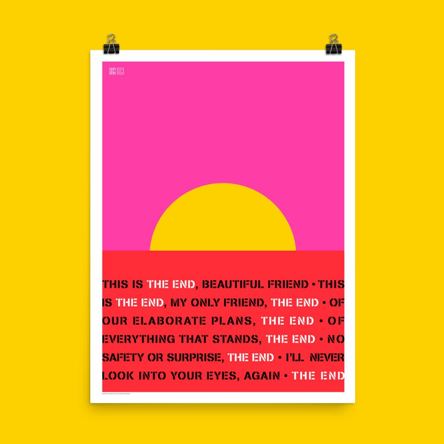 The End Poster - Etsy