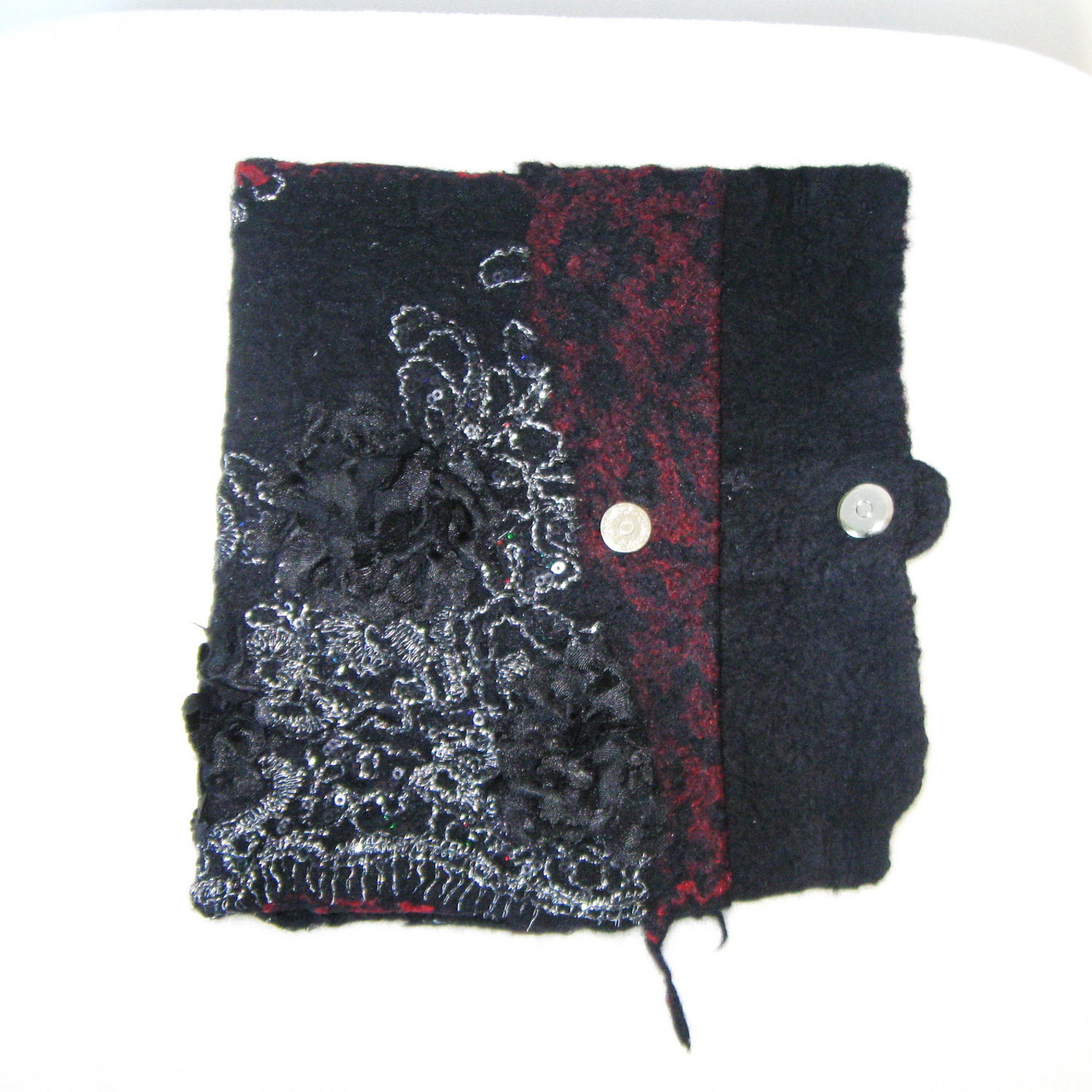 Felt Journal Notebook Cover Organizer Notebook Black - Etsy